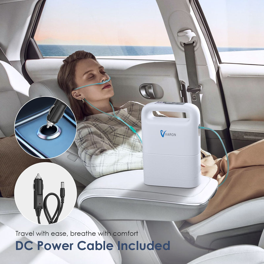 VARON 1-5L/min Pulse Flow Portable Oxygen Concentrator NT-02 – TTLIFE ...