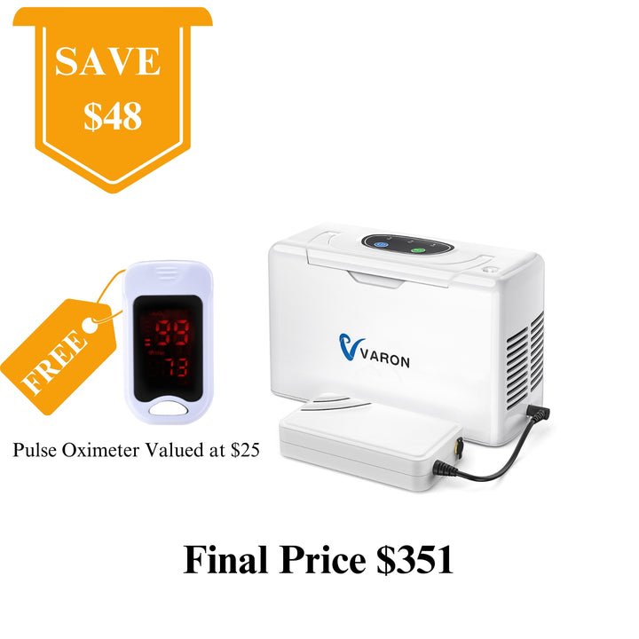 VARON 5L/min Pulse Flow Portable Oxygen Concentrator NT-01 – TTLIFE ...