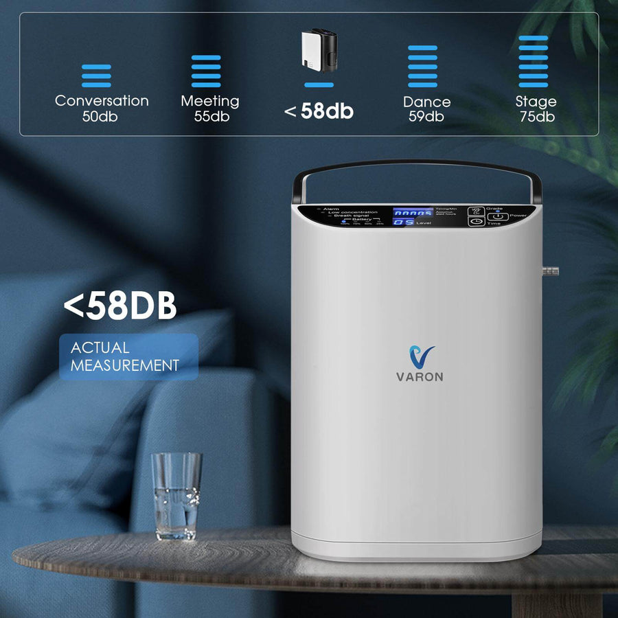 VARON 5L/min Pulse Flow Portable Oxygen Concentrator NT-01 – TTLIFE OXYGEN CONCENTRATOR